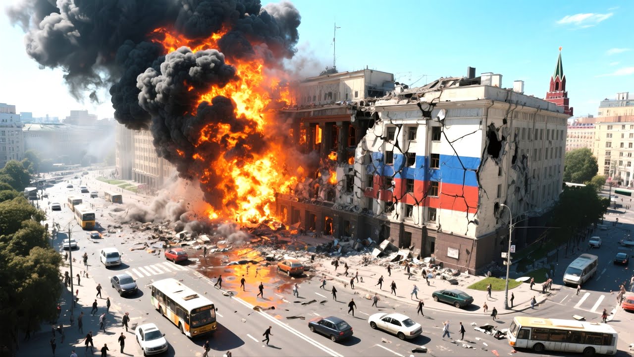 Shock the World! Russian Presidential Building in Moscow Destroyed by ...