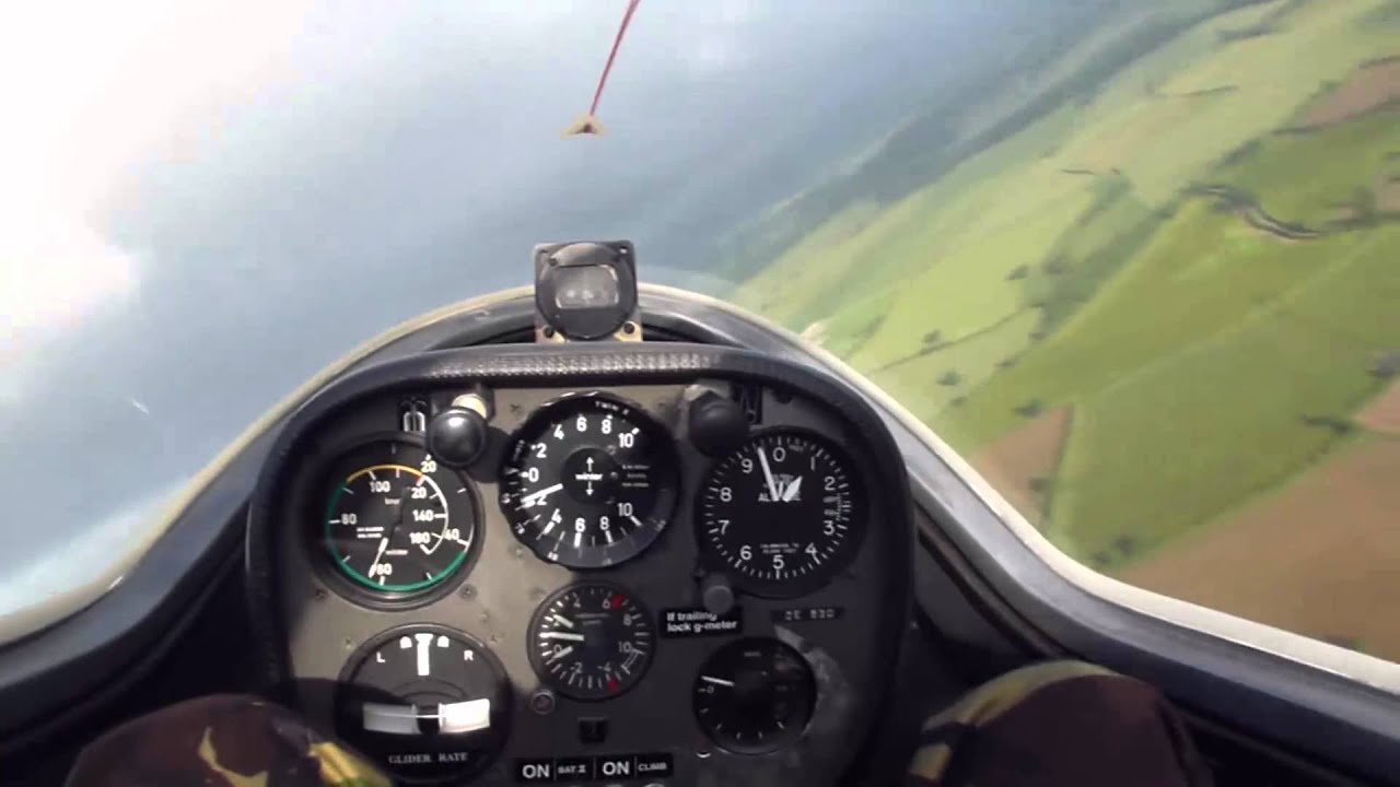 Winch Launch Viking Gliding at 621 VGS Hullavington - YouTube