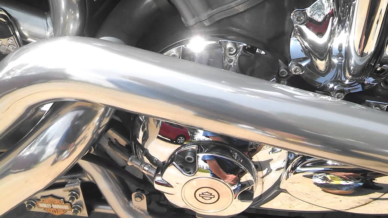 Gradys Harley Davidson Vrod, toxic Inc. Big Rig exhaust - YouTube
