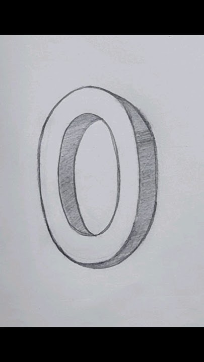 How to draw a letter O in 3d #shorts #ytshorts #trending #viralvideo # ...