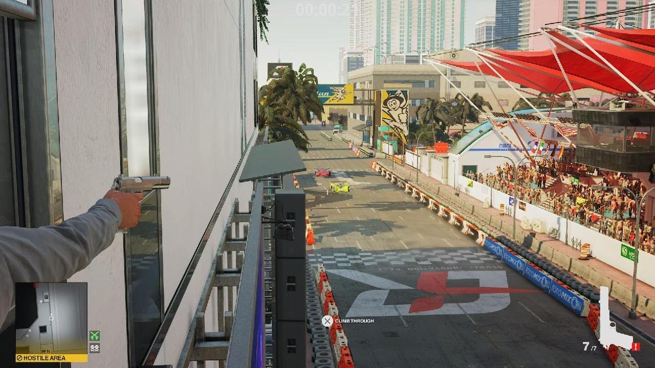 HITMAN 3 - Miami - 45 Seconds (SA) Striker/Semtex - YouTube