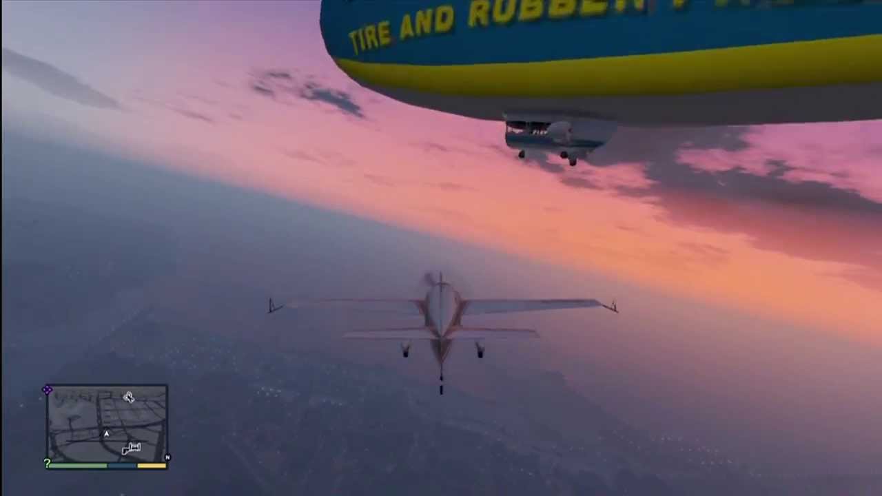 GTA5 Cheats: Stunt Plane Gameplay - YouTube