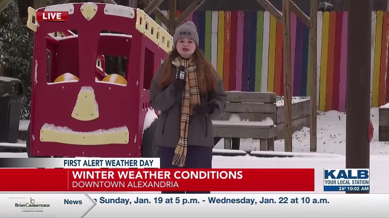 Winter in downtown Alexandria! - YouTube