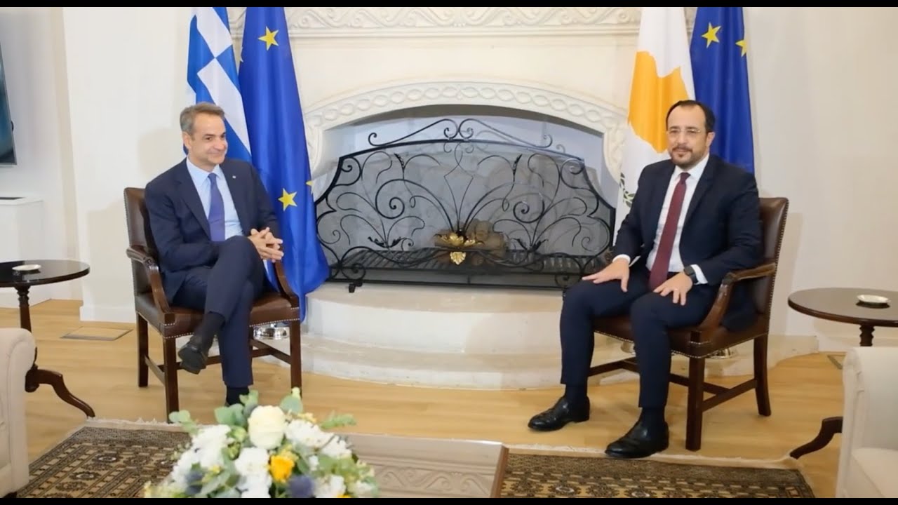 Κυριάκος Μητσοτάκης: Δηλώσεις με τον Πρόεδρο της Κυπριακής Δημοκρατίας ...