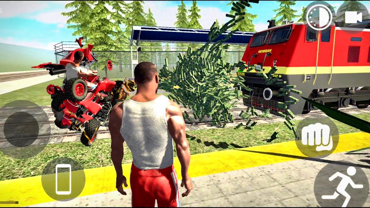 Indian Bikes Driving 3d - 10000 Bomb vs Train vs Bike ki takkar - YouTube