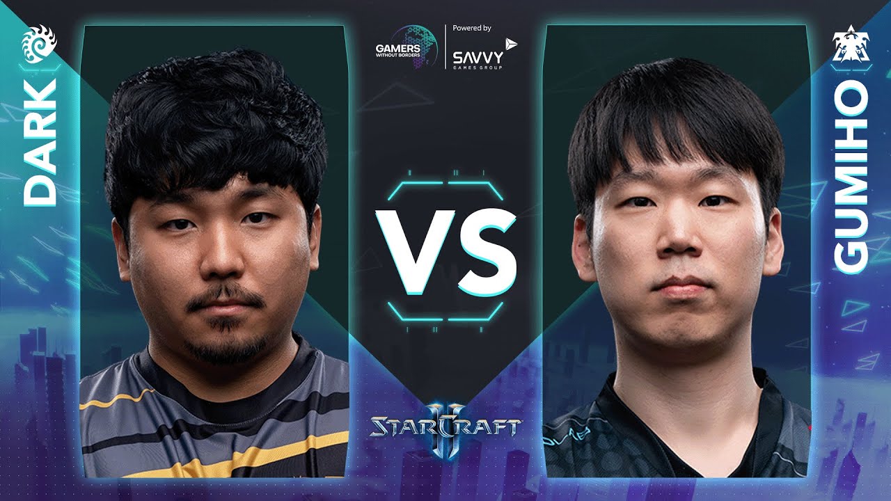 DarK vs GuMiho // Gamers Without Borders 2023 – StarCraft II – Day 3 ...