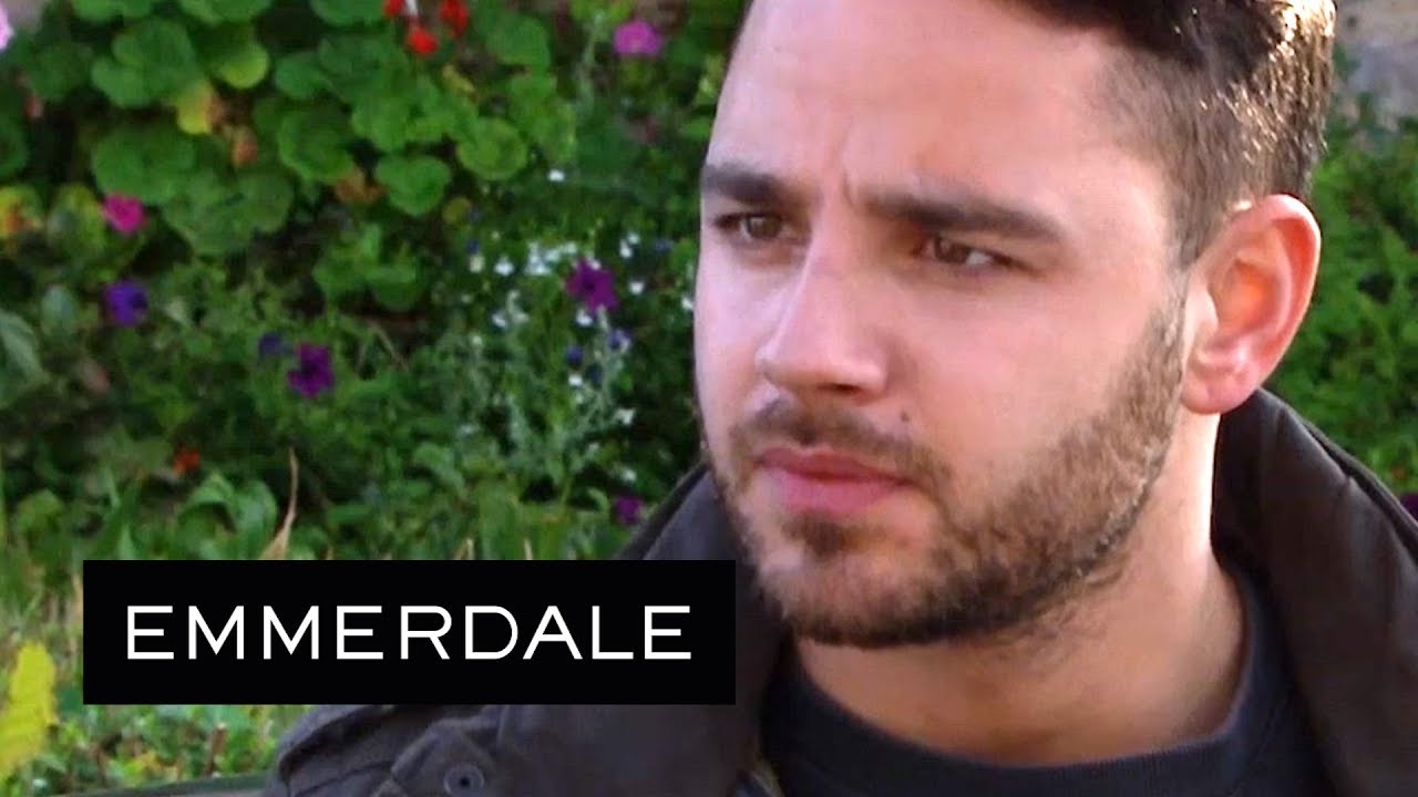 Emmerdale - Adam Hides a Strange Letter From DS Benton - YouTube