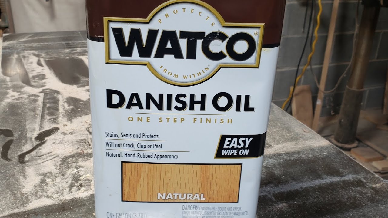 Danish Oil on Poplar Wood - YouTube