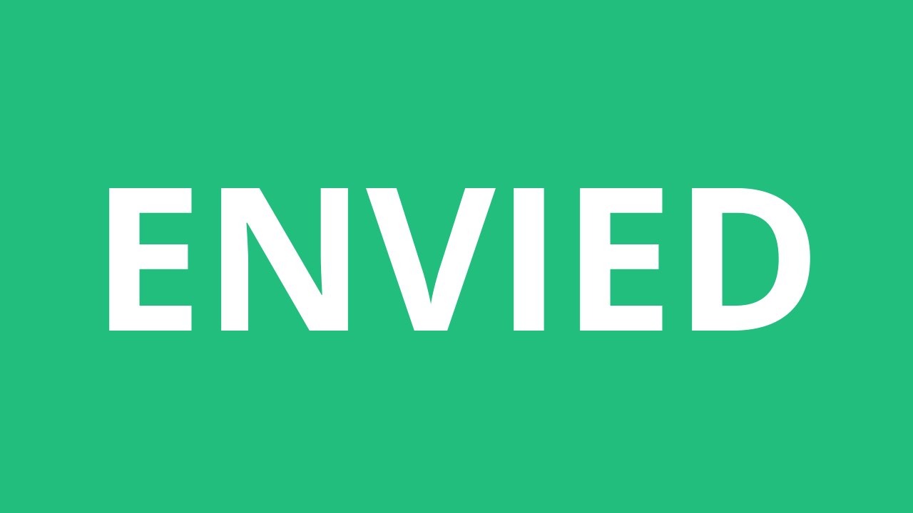 How To Pronounce Envied - Pronunciation Academy - YouTube