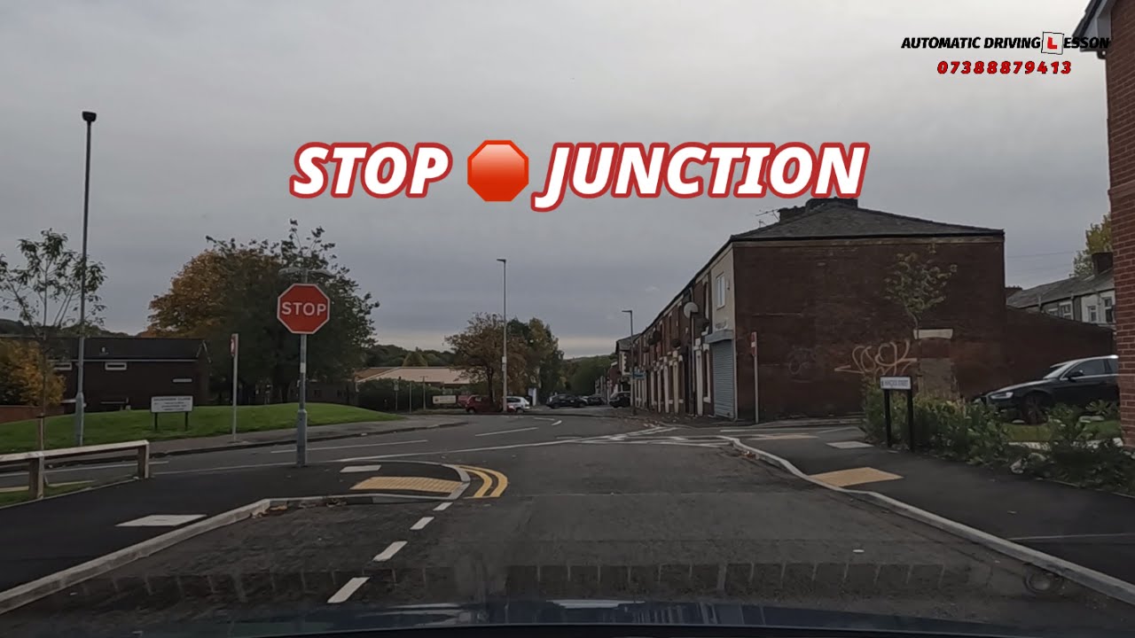 Stop Sign Junction | Driving Tips - YouTube