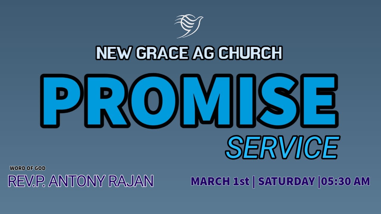 🔴🅻🅸🆅🅴 | PROMISE SERVICE | 01-03 -2025 | REV. P. ANTONY RAJAN | NEW ...