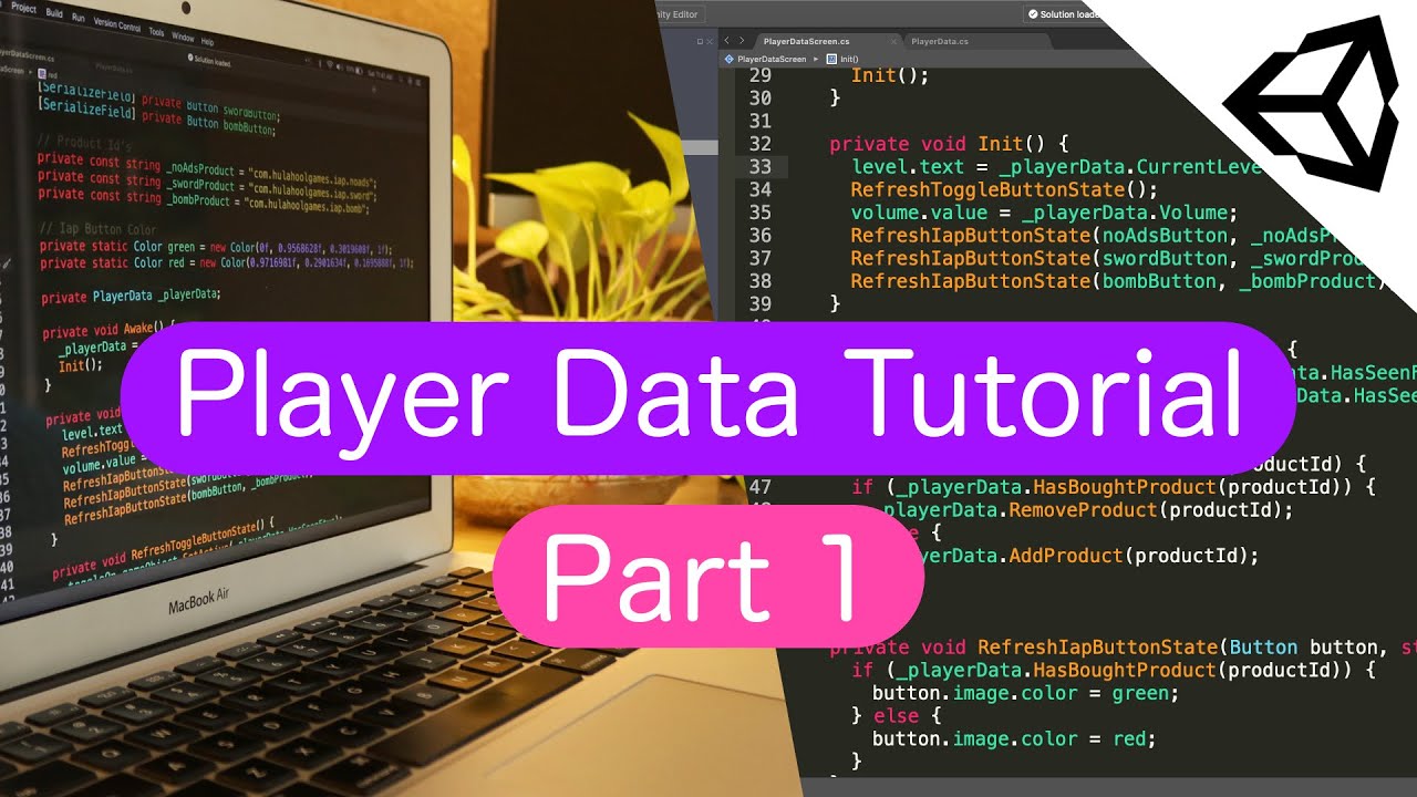 Player Data Tutorial | Part 1: Creating Player Data Class - YouTube