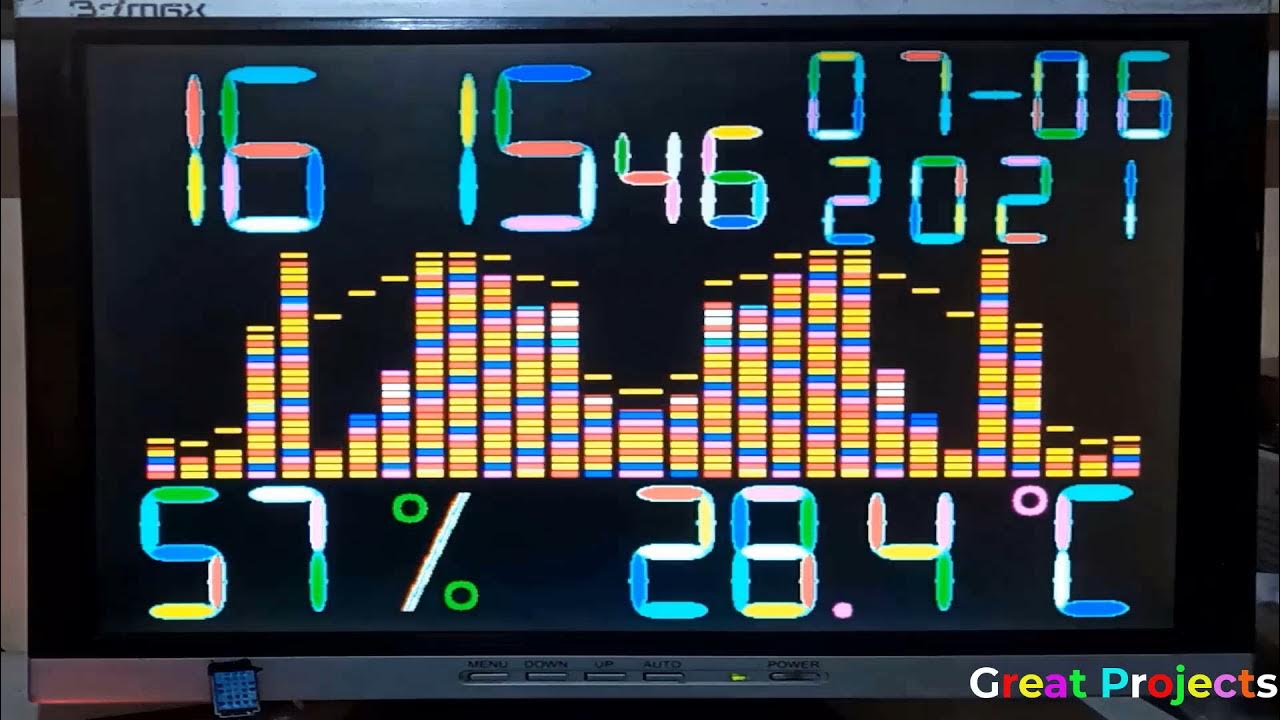 Esp32 DHT11 VGA ArduinoFFT Web Server - YouTube