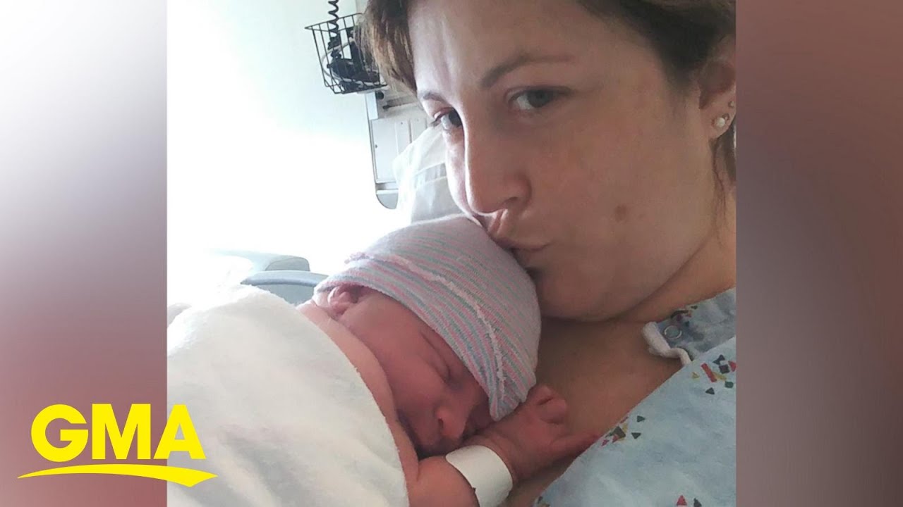 Person Giving Birth To Baby