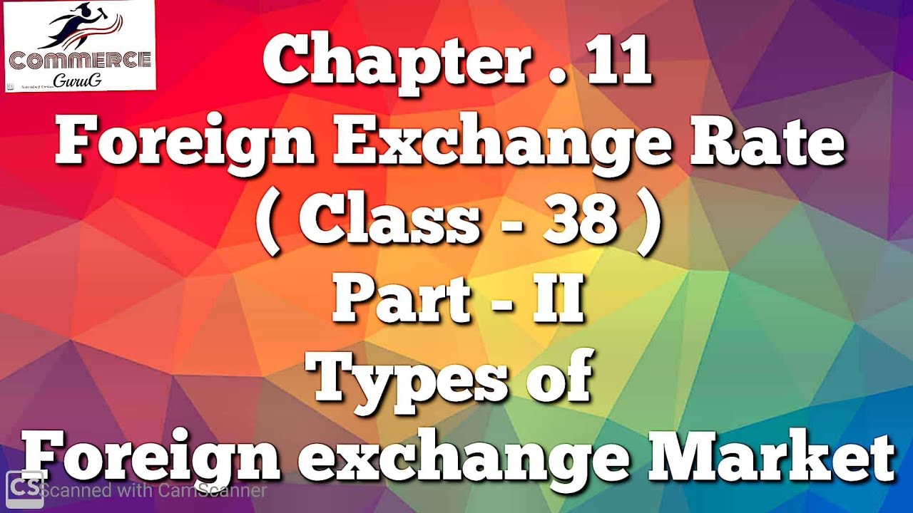 Types of Foreign exchange Market ( Class - 38 ) Part - II - YouTube