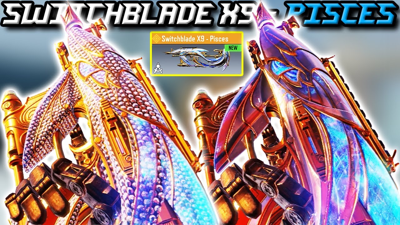 *NEW* LEGENDARY SWITCHBLADE - PISCES BLUEPRINT GAMEPLAY (COD MOBILE ...