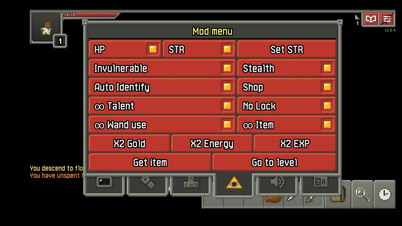 Shattered Pixel Dungeon Mod Menu v2.5.4 - YouTube