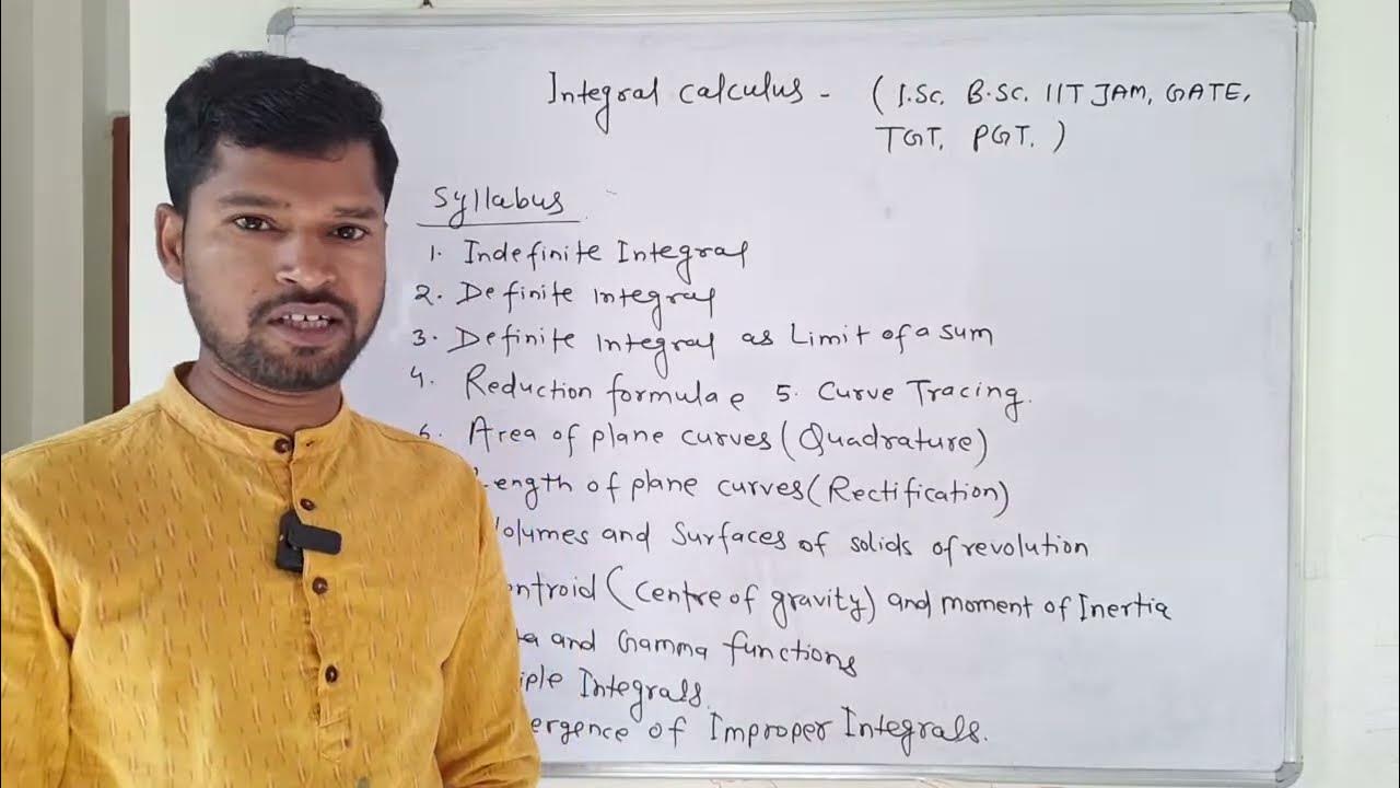 Integral Calculus lecture 01 - YouTube