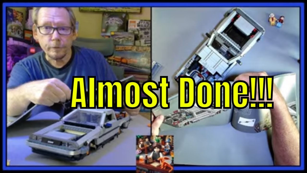 Building The Awesome Back To The Future Lego Set: Part 5! - YouTube