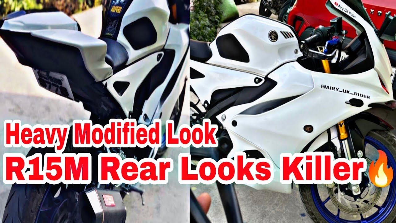 R15M Modified Rear Naked Look | R15M Rear Foot Rest Removed | R15M ...