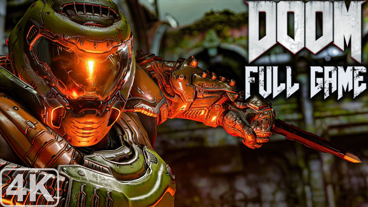 DOOM 2016｜Ultra Nightmare Difficulty｜Full Game Playthrough｜4K - YouTube