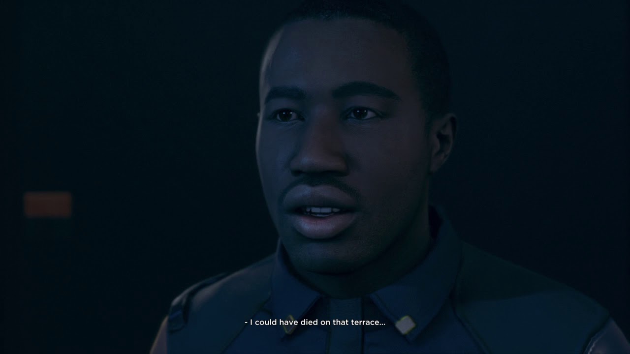 Detroit: Become Human | The Rescued Cop Thanks Connor - YouTube
