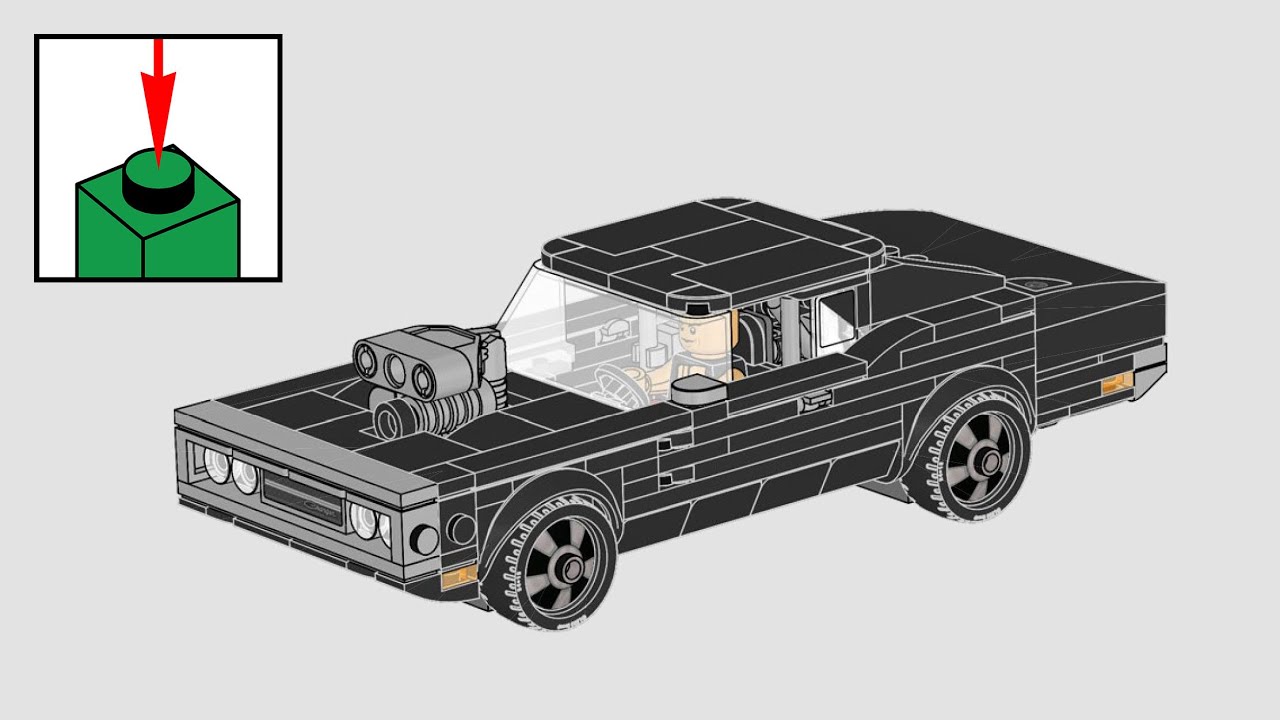 LEGO Speed Champions 76912, Fast & Furious 1970 Dodge Charger R/T ...