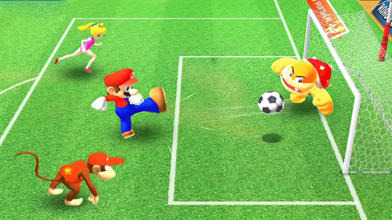 The Ultimate Showdown Mario Sports Superstars Football - Team Mario Vs ...