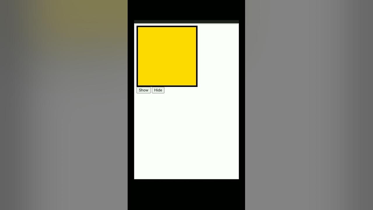 Hide Show Div On Click Javascript Show Hide Button Click Hide And Show Shorts Javascript