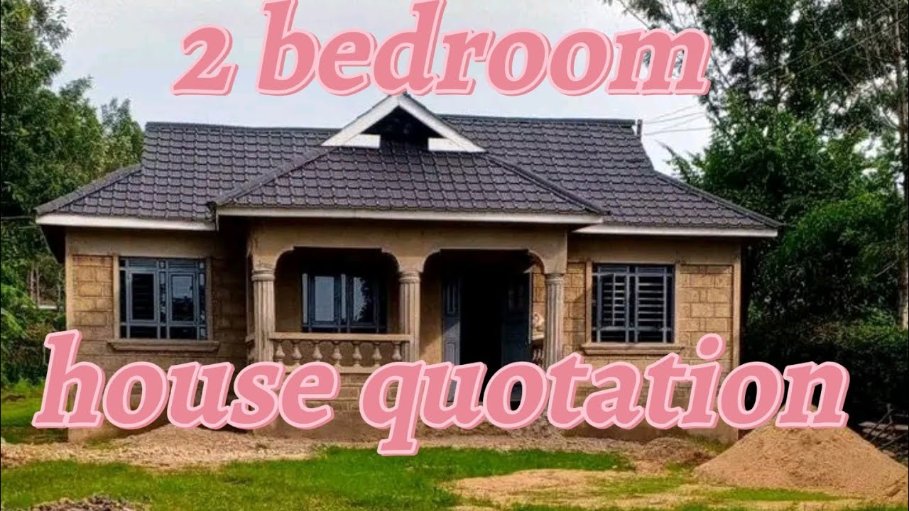 2bedroom house will cost me 800k Done - YouTube