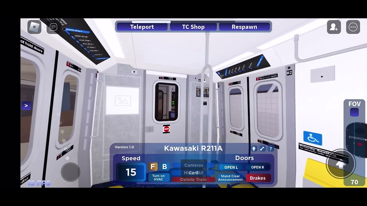 New R211 MTA Subway R211 Train Car Transit City 3 Update in Roblox ...