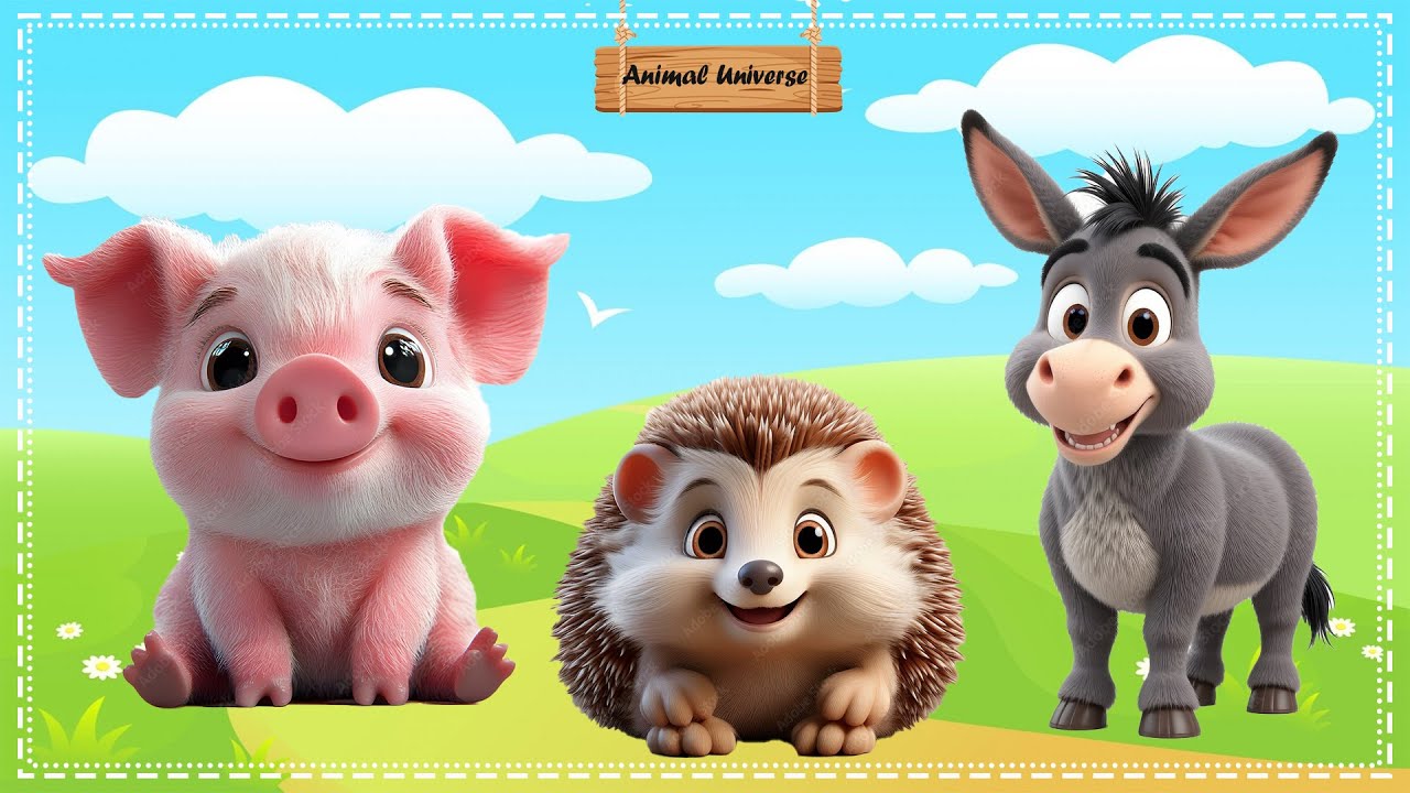 Magical Moments with Farm Animals: Pig, Porcupine, Donkey, Goat, Dog ...
