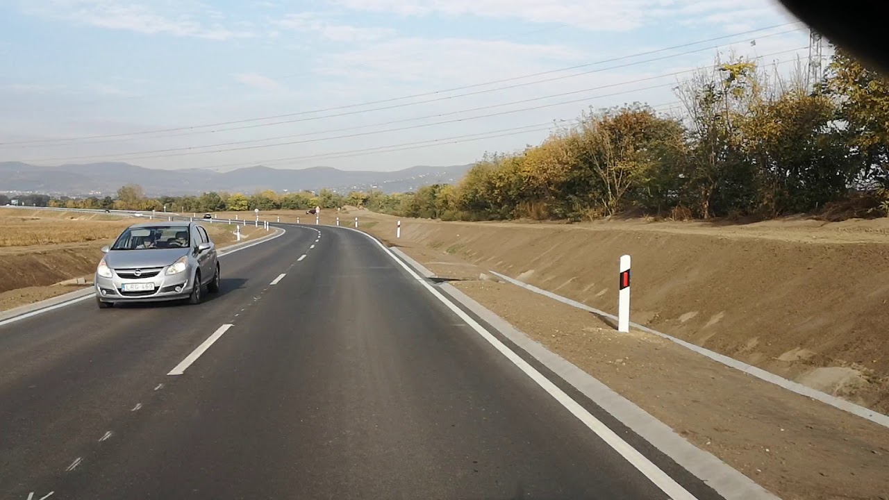 M2 Shell kút - 2-es út összekötő út Dunakeszi homokbánya 2019.10.08 ...