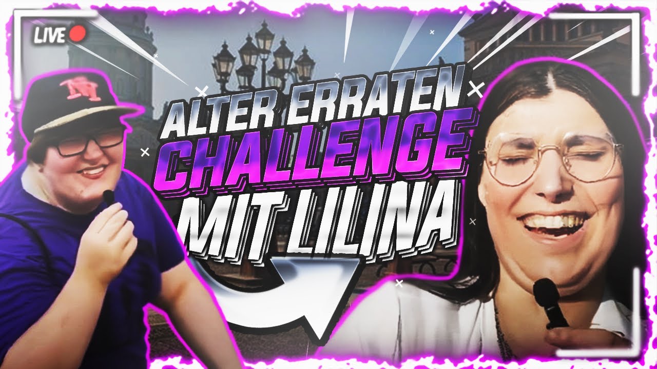 Challenge mit Lilina fremde Leute fragen wie alt sie uns schätzen 😱😬 ...