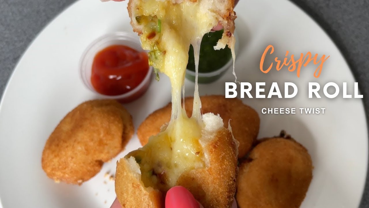 Crispy Bread Roll with Cheese Twist | Super Quick & Easy Recipe - YouTube