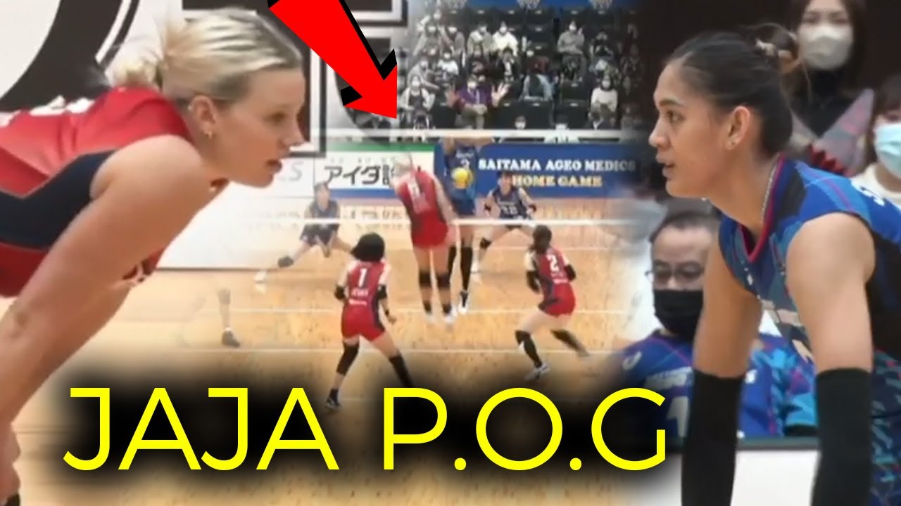 BUTATA si U.S Middle Blocker Hannah Tapp kay Jaja Santiago | Ageo ...