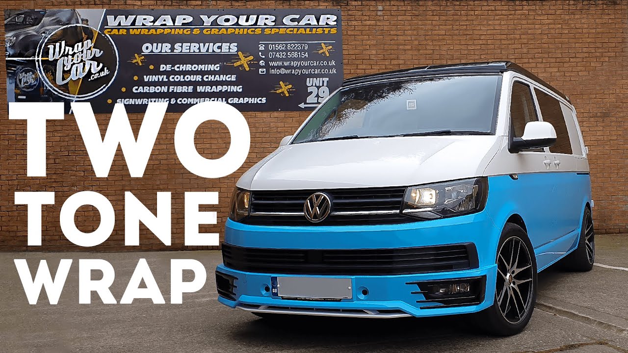 Volkswagen T6 Campervan Two Tone Wrap Vinyl Wrap YouTube Volkswagen T6 Campervan Two Tone Wrap Vinyl Wrap YouTube