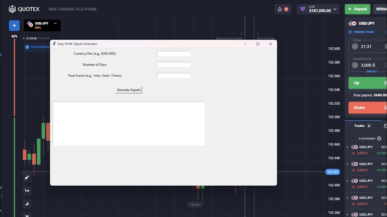 Quotex Advance Signals generator | Quotex best signals software ...