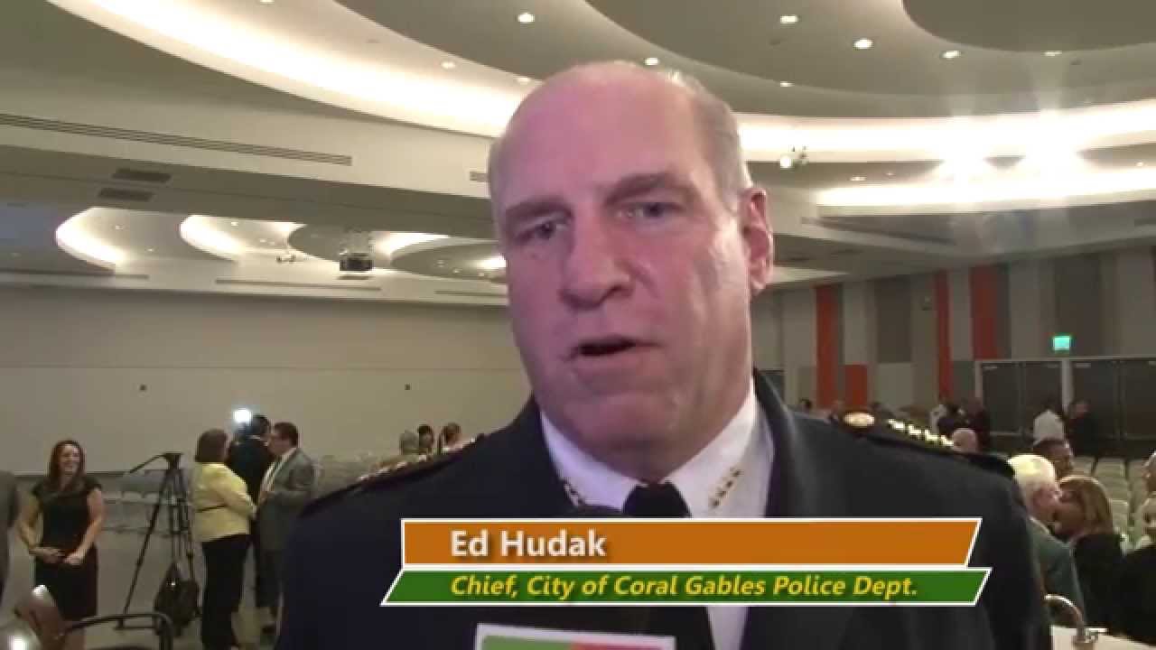 Ed Hudak Sworn-In as Coral Gables Chief of Police - YouTube