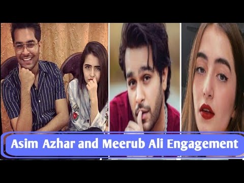 Asim Azhar Engagement| Asim Azhar and Meerub Ali engagement - YouTube