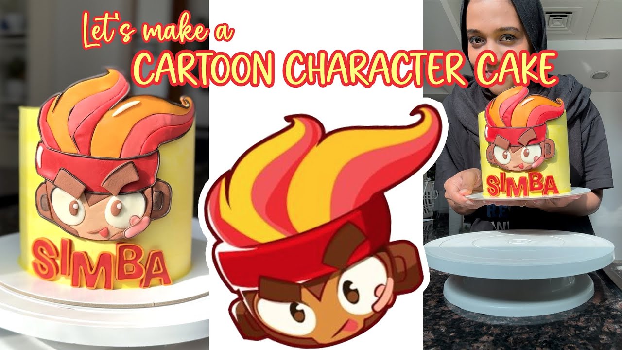 Let’s make a CARTOON CHARACTER CAKE - YouTube