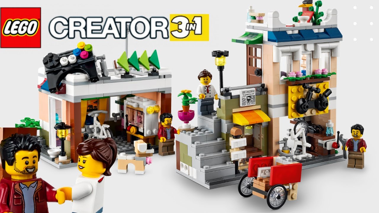 LEGO CREATOR 31131 | Downtown Noodle Shop Speed build - YouTube