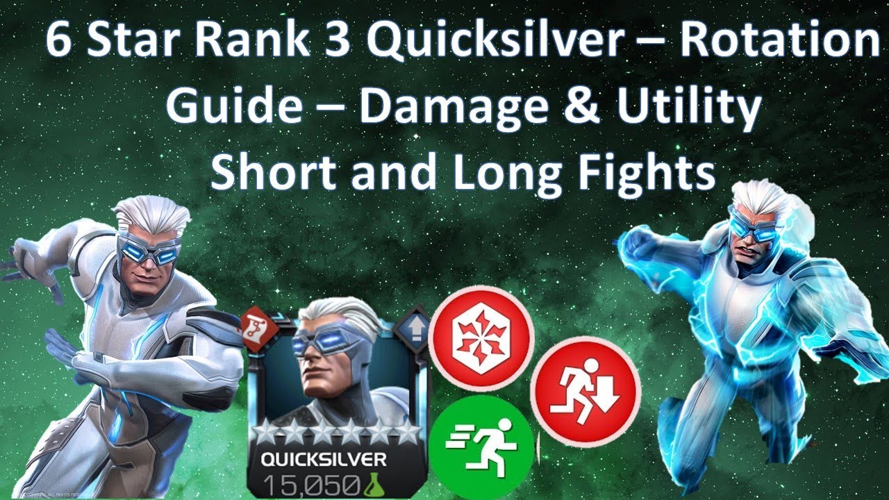 Quicksilver 6 Star Rank 3 - Rotation Guides - Damage and Utility for ...