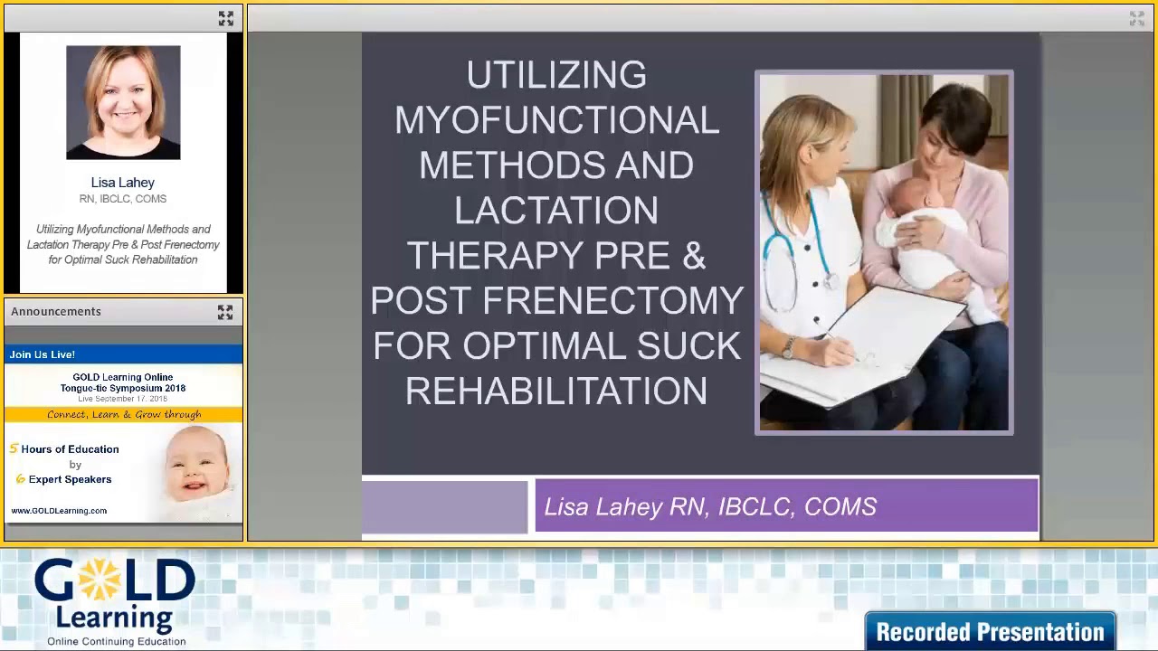 Interview with Lisa Lahey for our GOLD Learning Tongue-Tie Symposium ...