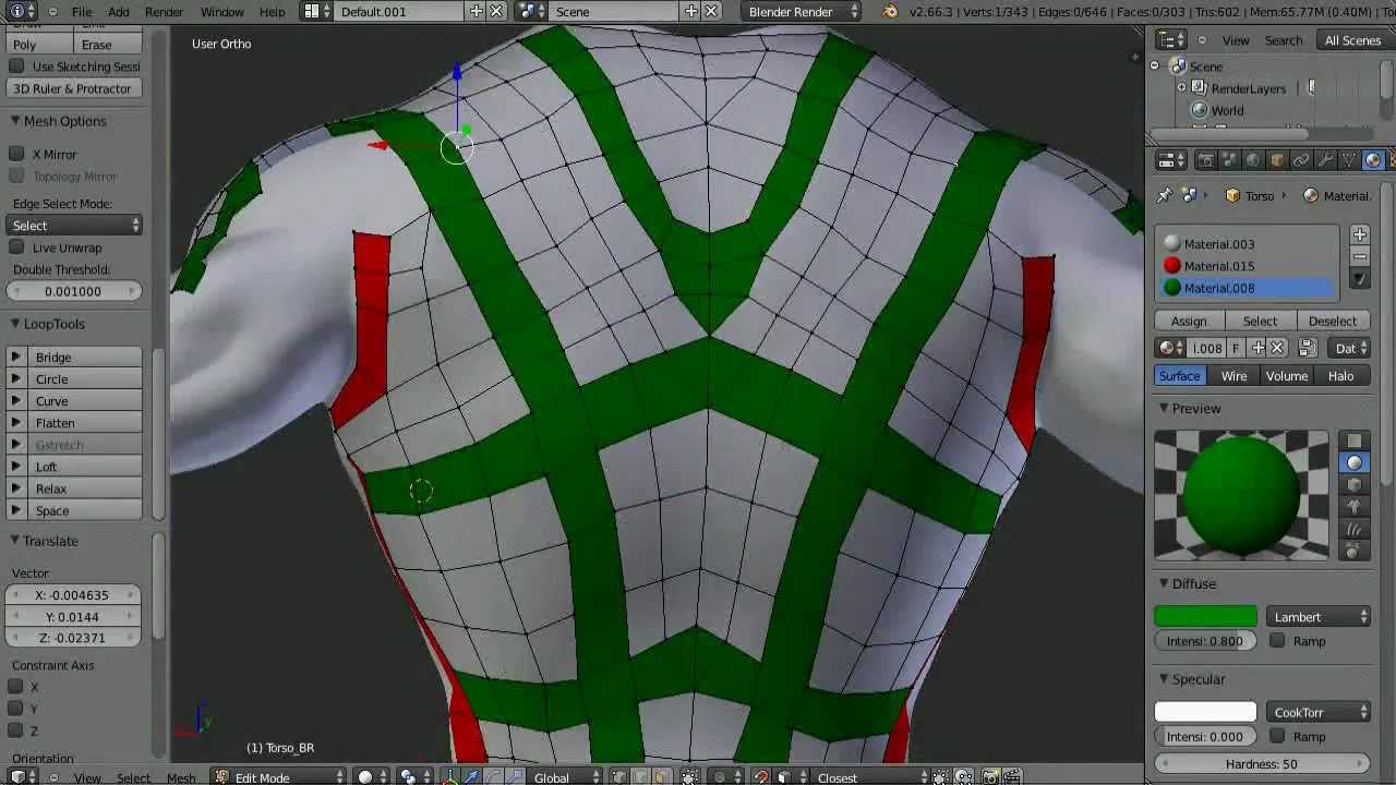 Warrior Character | E067 | Retopology | Torso 04 - YouTube
