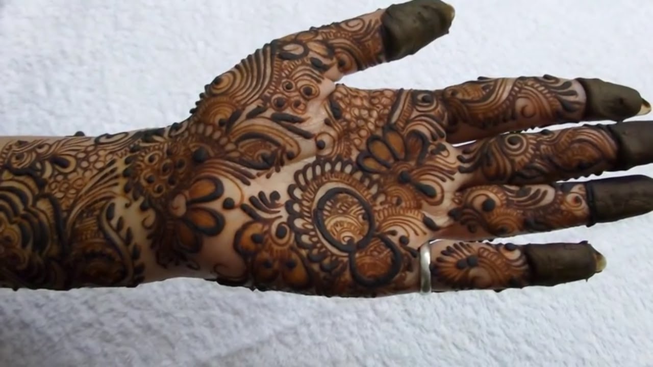 Indo Arabic Mehndi Design for Hands / Heena Tatto - YouTube