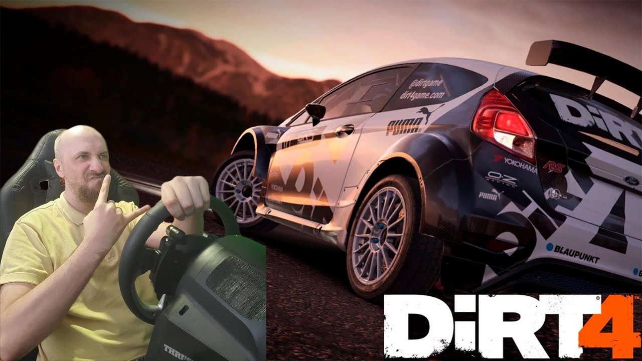 Пробую месить грязь в ралли DIRT 4 - YouTube