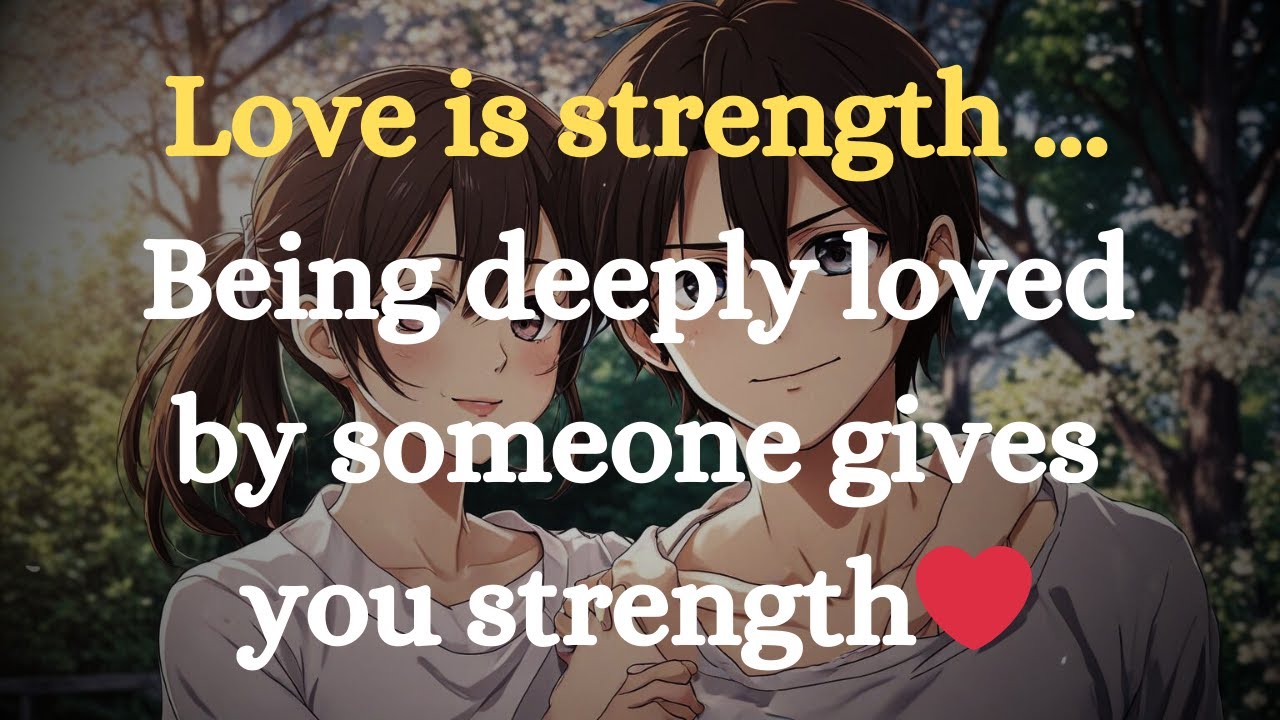 Love is strength Being deeply loved by someone | Love quotes for ...