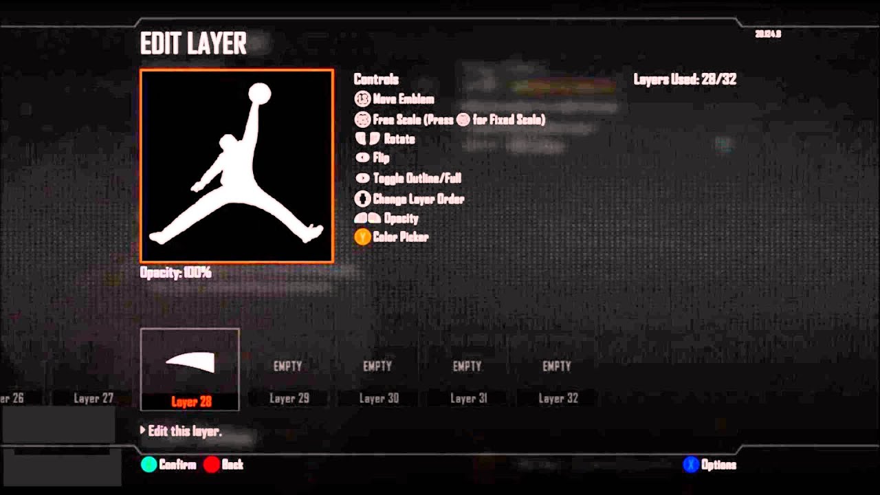 Michael Jordan Logo Black Ops 2 emblem - YouTube
