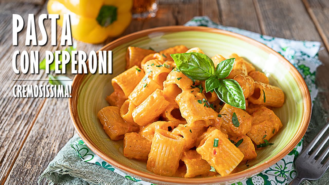PASTA CON CREMA DI PEPERONI (Mai assaggiata così cremosa!) | Marianna ...